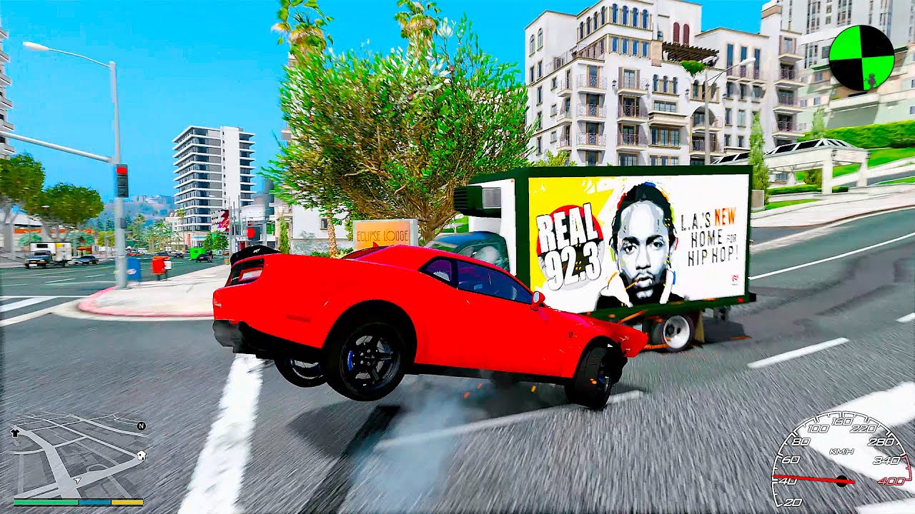 GTA 5 Crash Testing Real Car Mods Ep.134 - YouTube