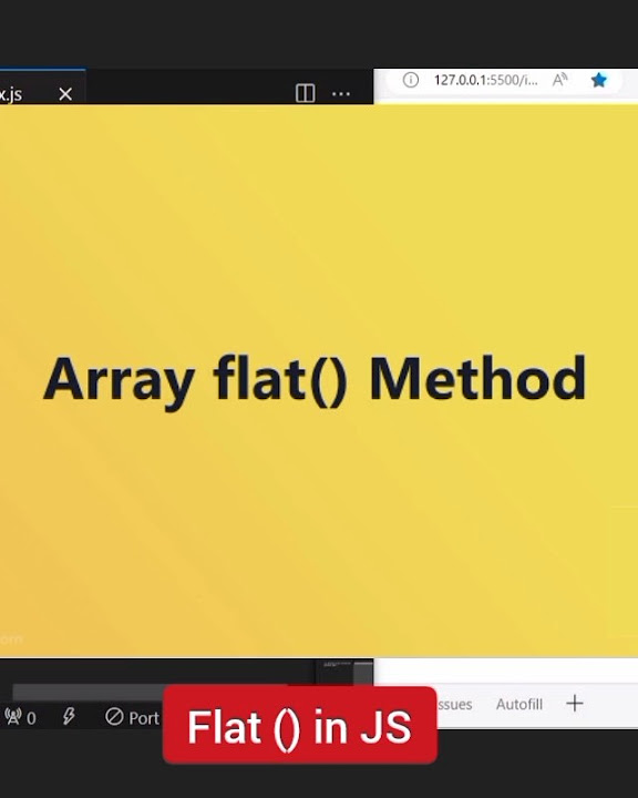 Array Flat Method In Javascript Shorts Javascript Shortvideo Youtube