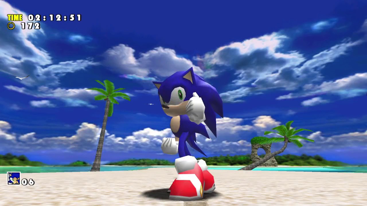 DestroyerTriple Plays Sonic Adventure DX Dreamcast Conversion - YouTube
