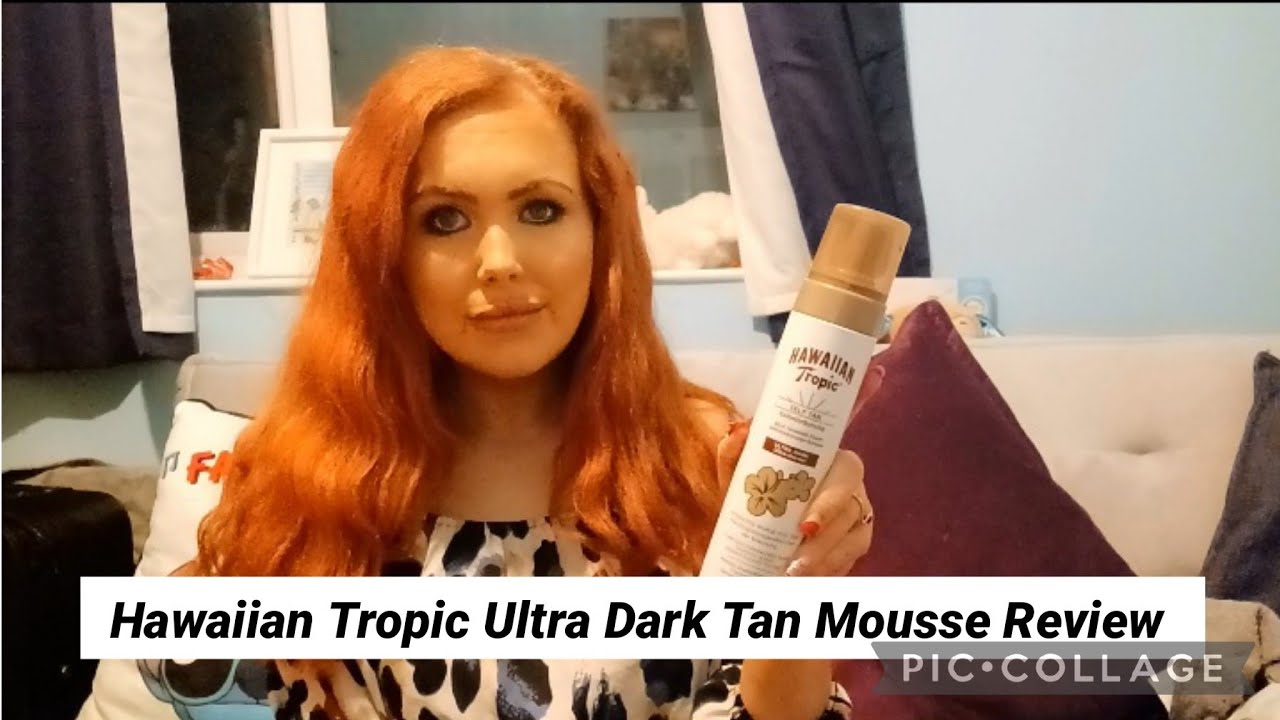 Hawaiian Tropic Ultra Dark Tan Mousse Review & Demo - YouTube