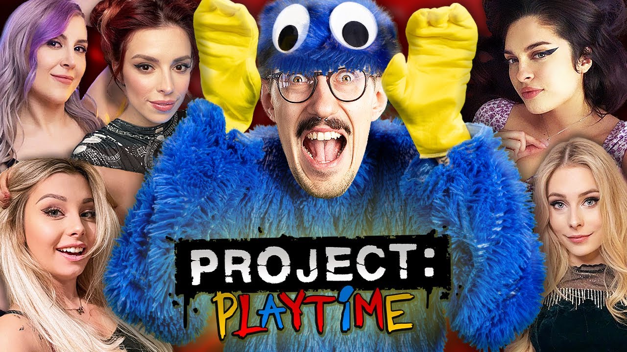 5 Girls 1 Huggy Wuggy | Project Playtime - YouTube