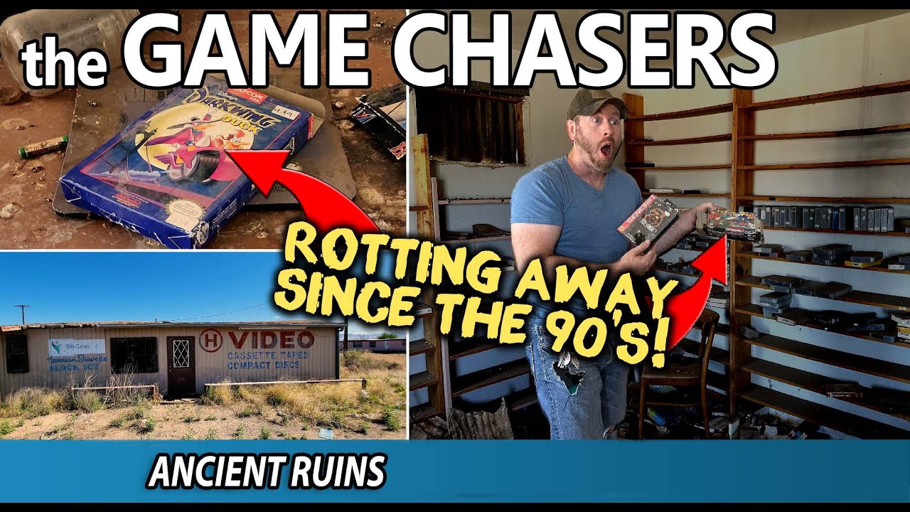I Found An Abandoned Rental Store WITH GAMES!! - The Game Chasers - YouTube