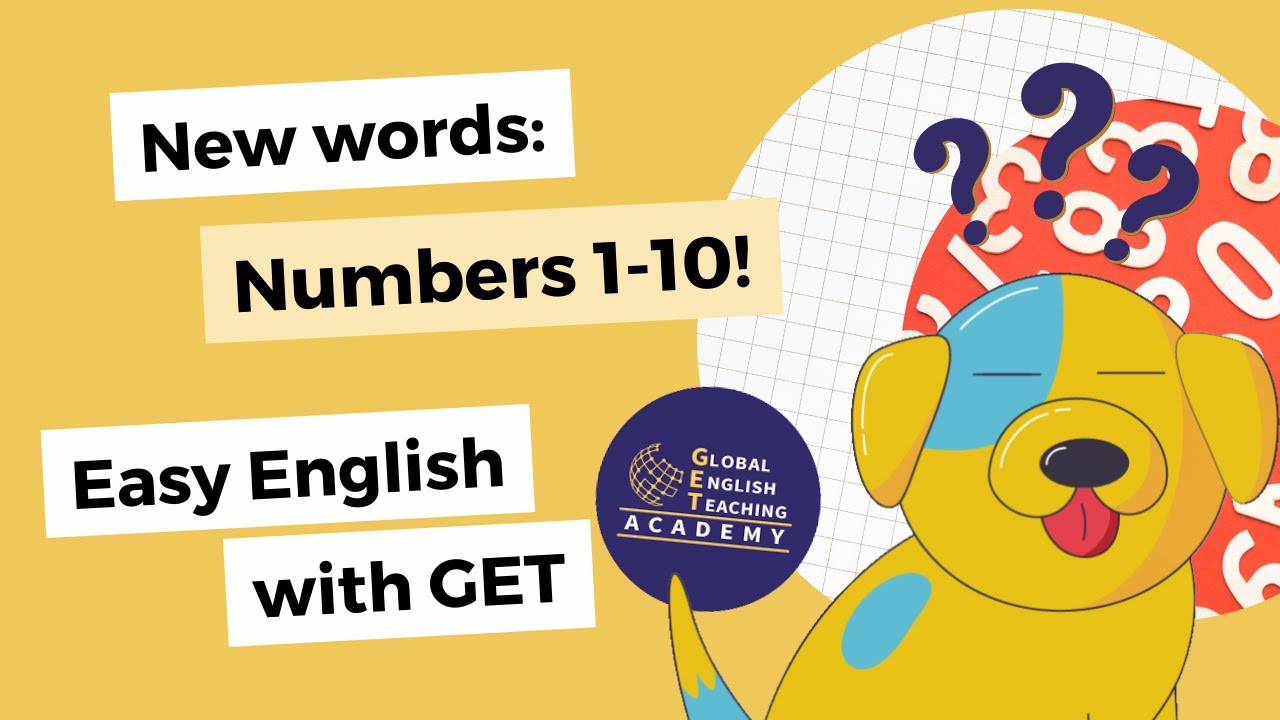 Let's count Numbers 1-10 - Beginner English for Kids - YouTube