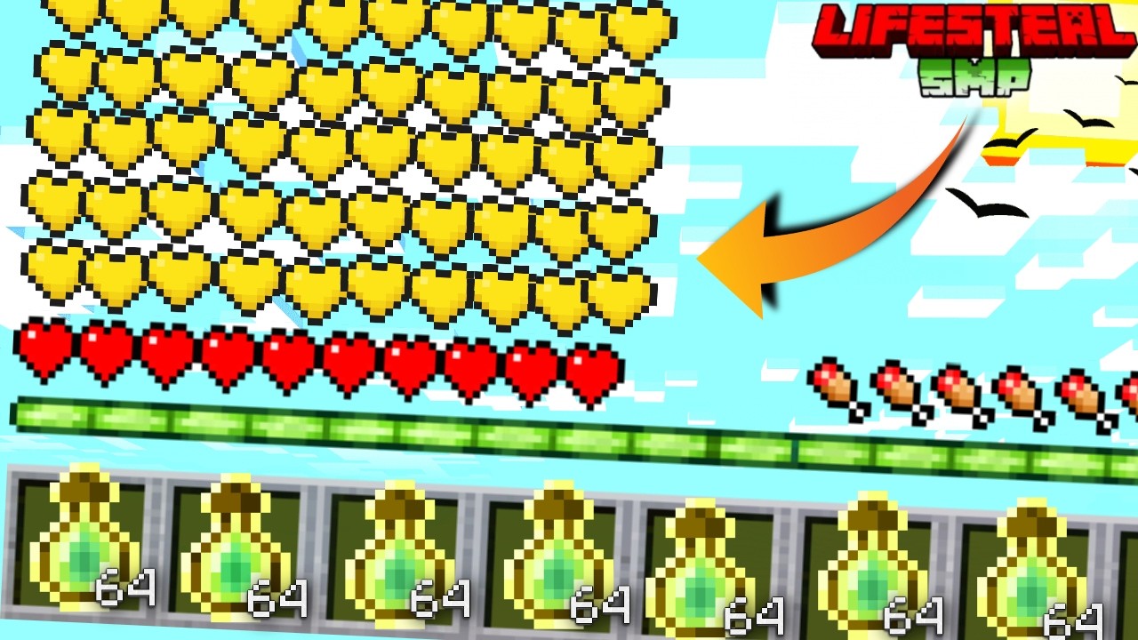 How I Obtained INFINITE Hearts From One Heart In This Minecraft Smp ...