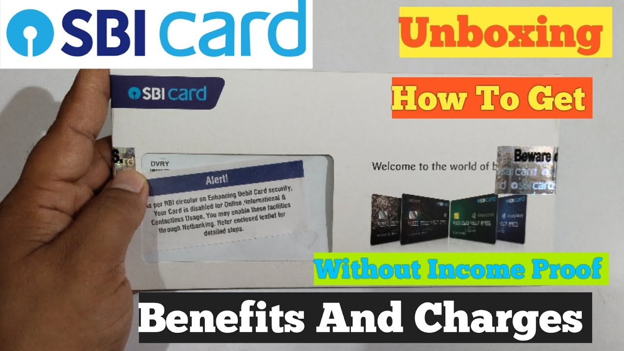 Sbi Credit Card unboxing video| Sbi Lifestyle Home Centre Max Credit ...