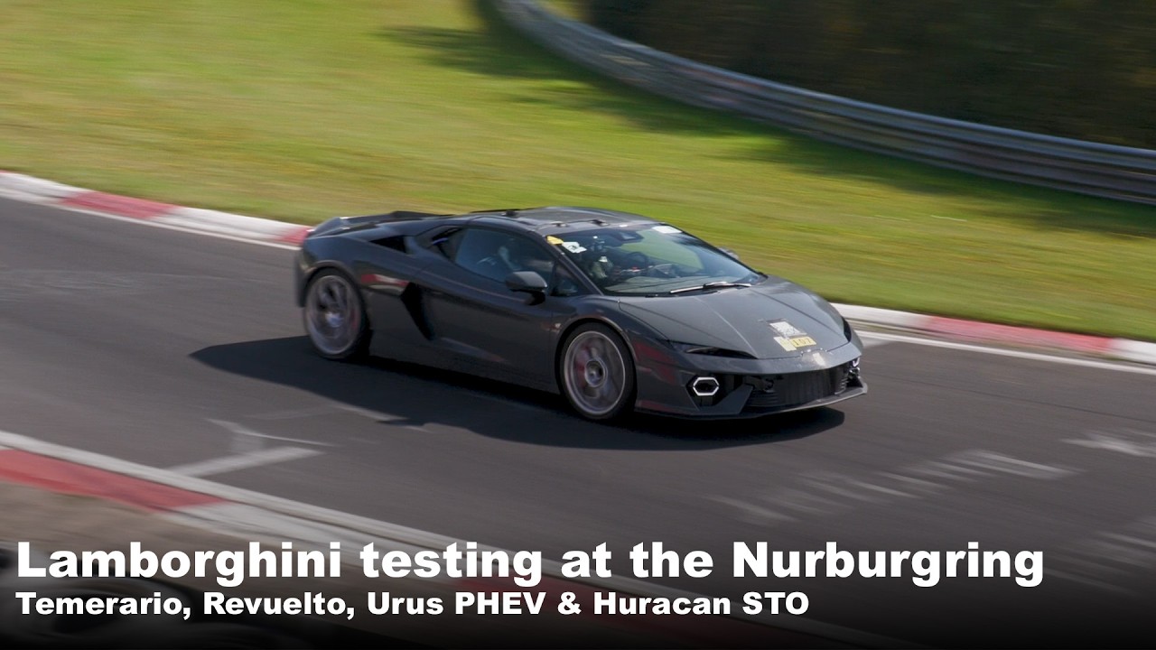 Lamborghini testing at the Nurburgring | Temerario, Revuelto, Urus PHEV ...