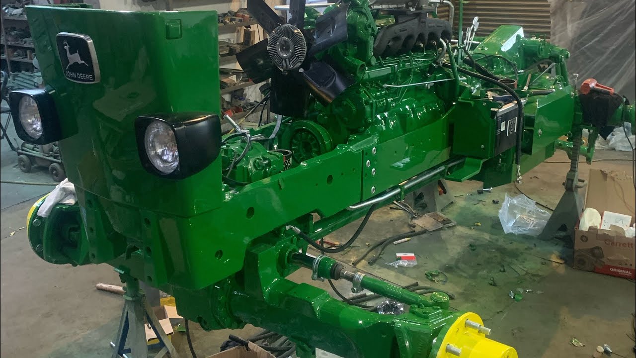 John Deere 3650 mid restoration walk around by Colin Elliott - YouTube