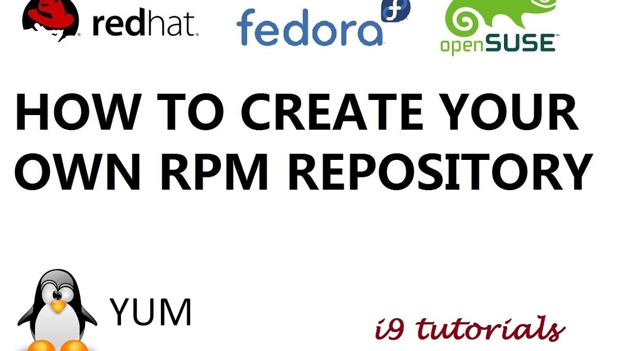 how to create your own rmp repository in linux - YouTube