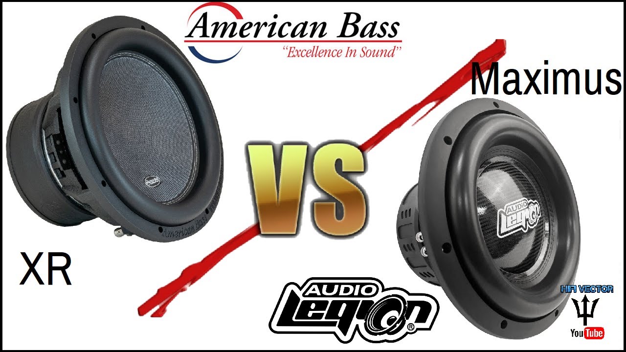 American Bass XR vs Audio Legion Maximus subwoofer review - YouTube