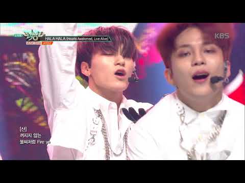 뮤직뱅크 Music Bank - HALA HALA (Hearts Awakened, Live Alive) - ATEEZ(에이티즈).20190215