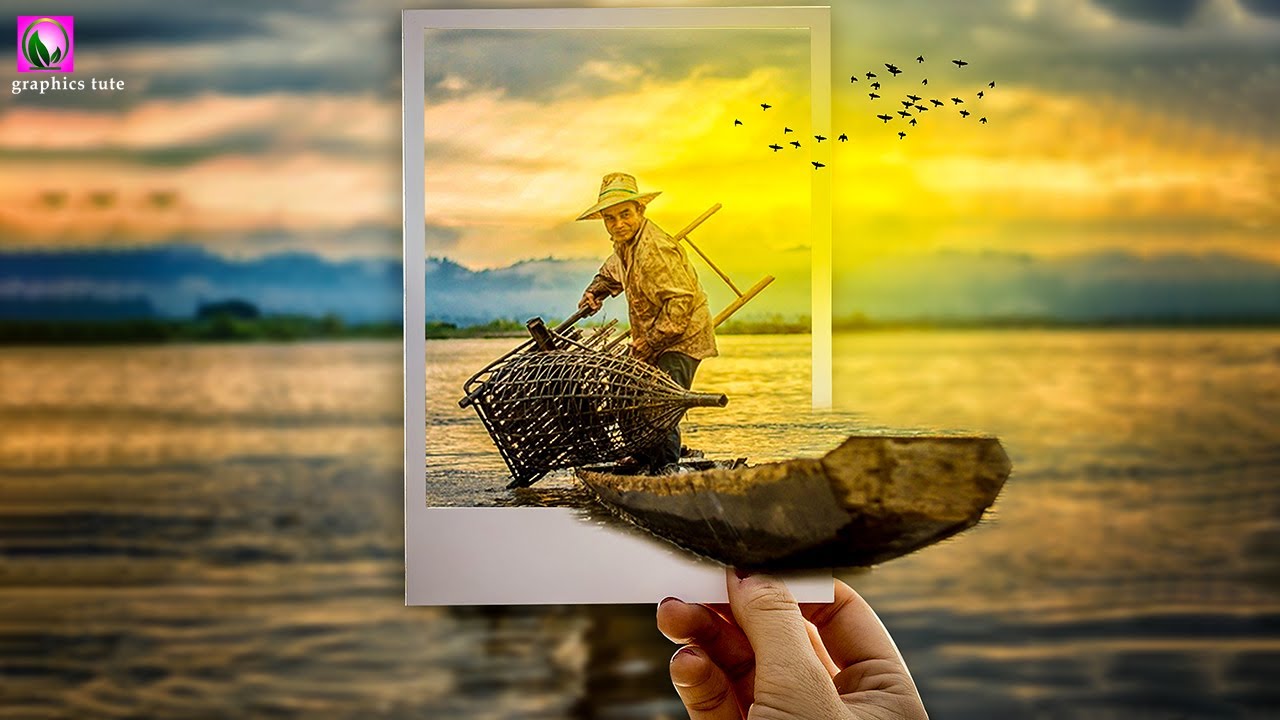 Simple 3D Out Of Frame Photo Effect - 3D Photo Manipulation In ...