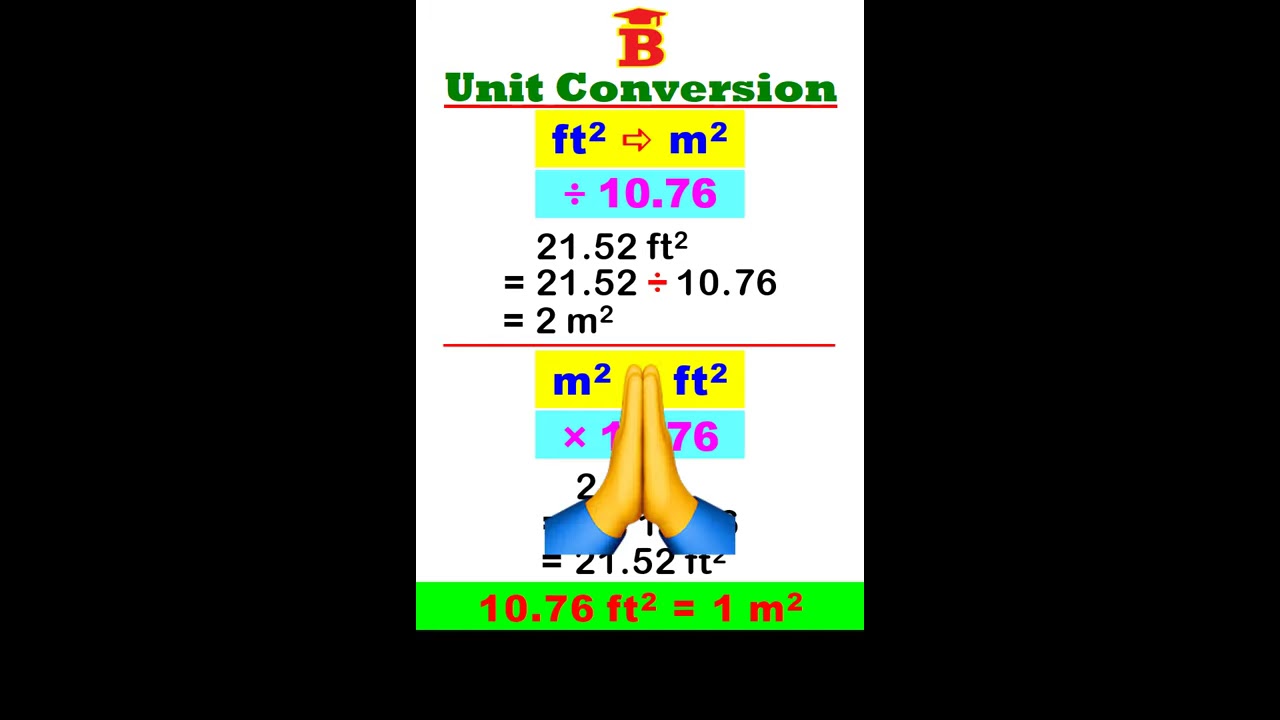 Sq ft To Sq m Sq m To Sq ft Conversion YouTube Sq ft To Sq m Sq m To Sq ft Conversion YouTube