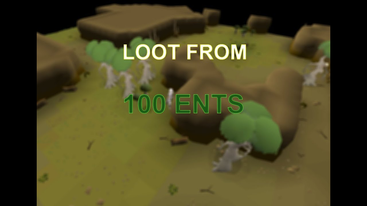 OSRS Loot from 100 Ents - YouTube