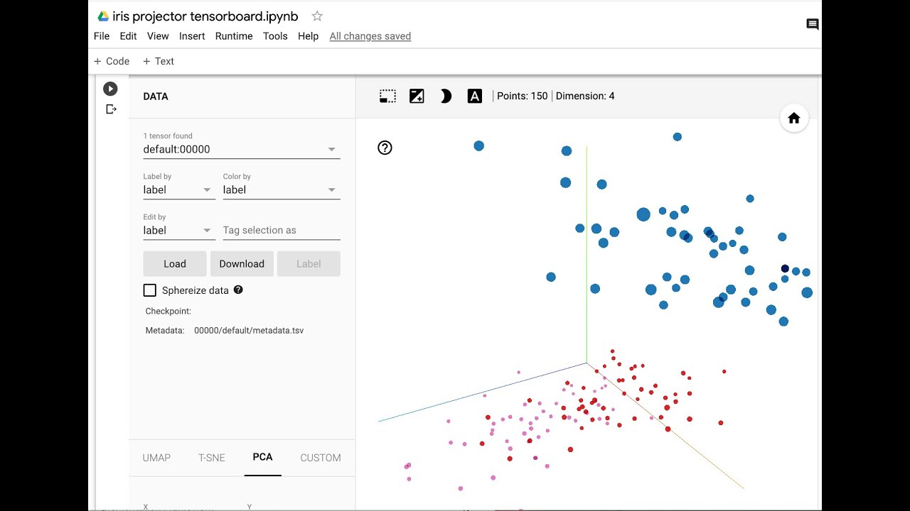Visualize สวยๆ ด้วย TensorBoard Projector บน Colab - YouTube