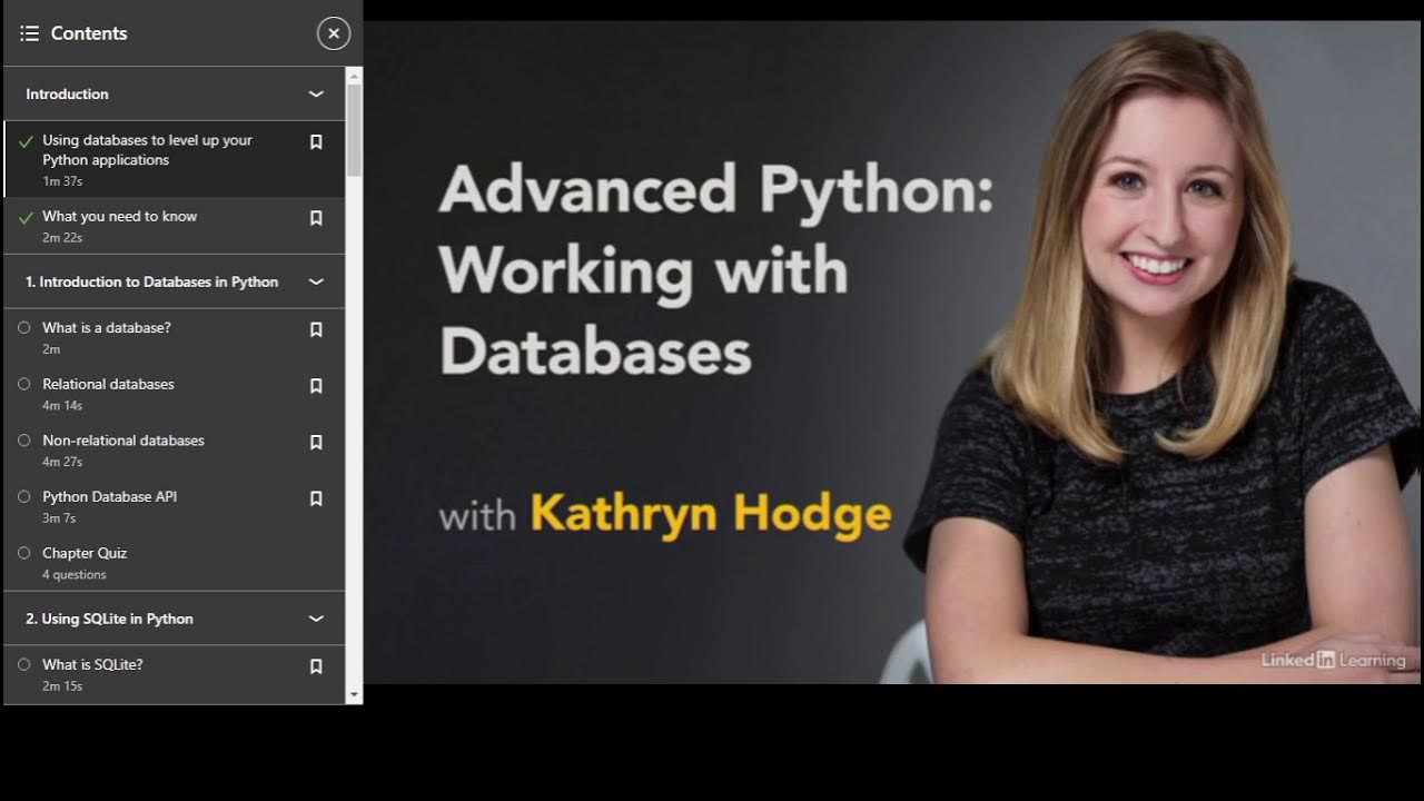 How To Use Databases in Python Introduction - YouTube