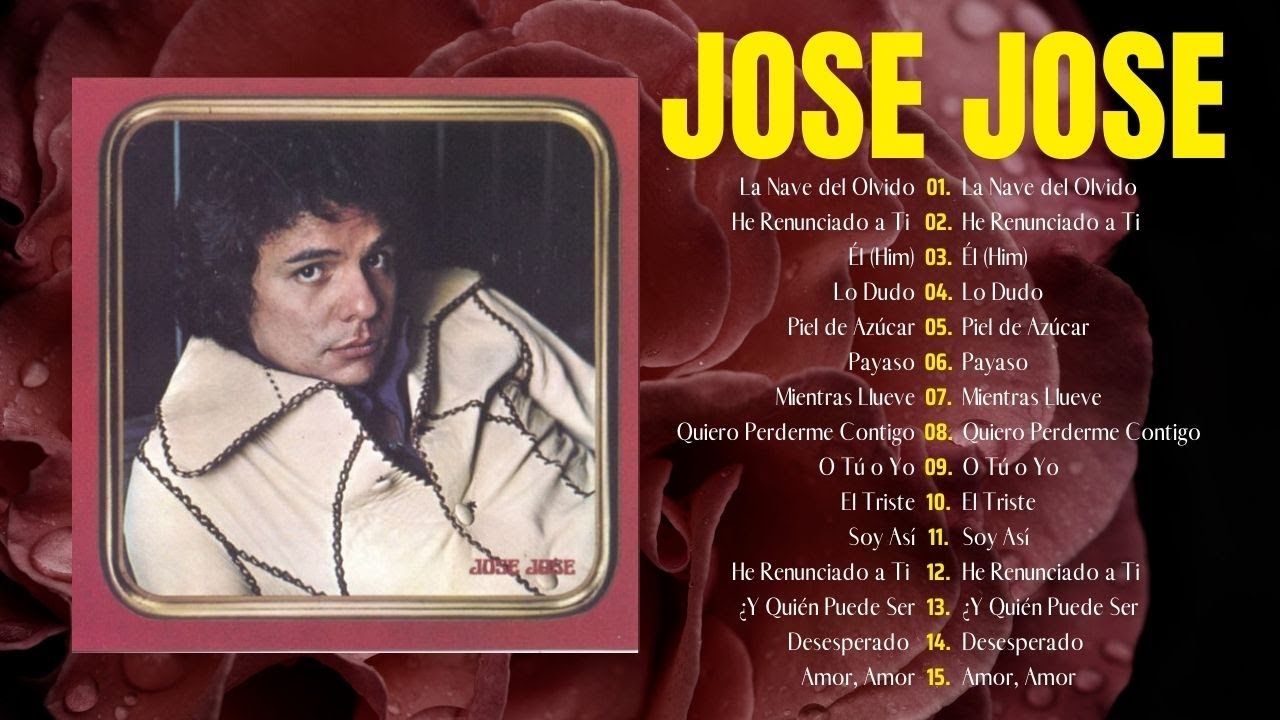 JOSE JOSE ÉXITOS SUS MEJORES MIX JOSE JOSE 15 GRANDES EXITOS ROMANTICAS ...