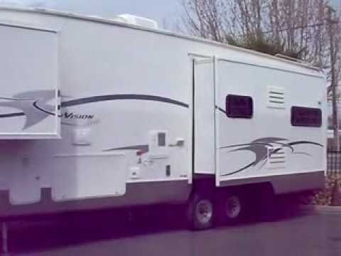 2004 kz New Vision 34 Fifth Wheel Mitch the Rv Guy Mr Motorhome - YouTube