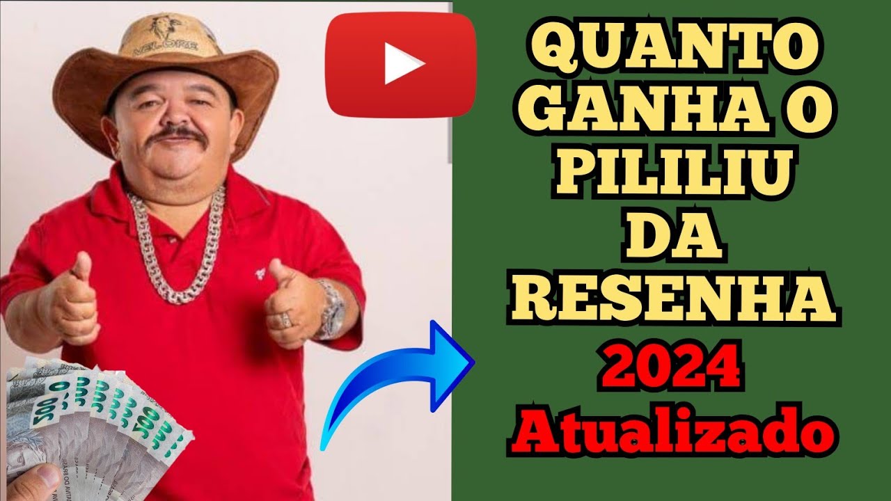 quanto ganha o pililiu da resenha - YouTube