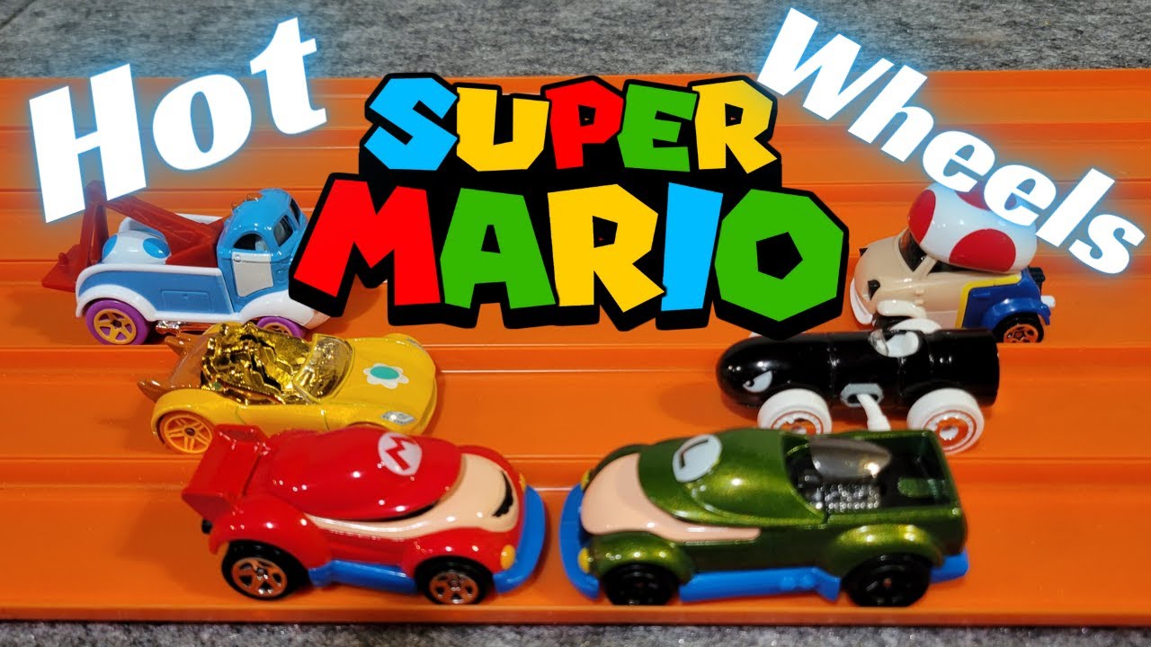 Super Mario Hot Wheels Drag Race - YouTube
