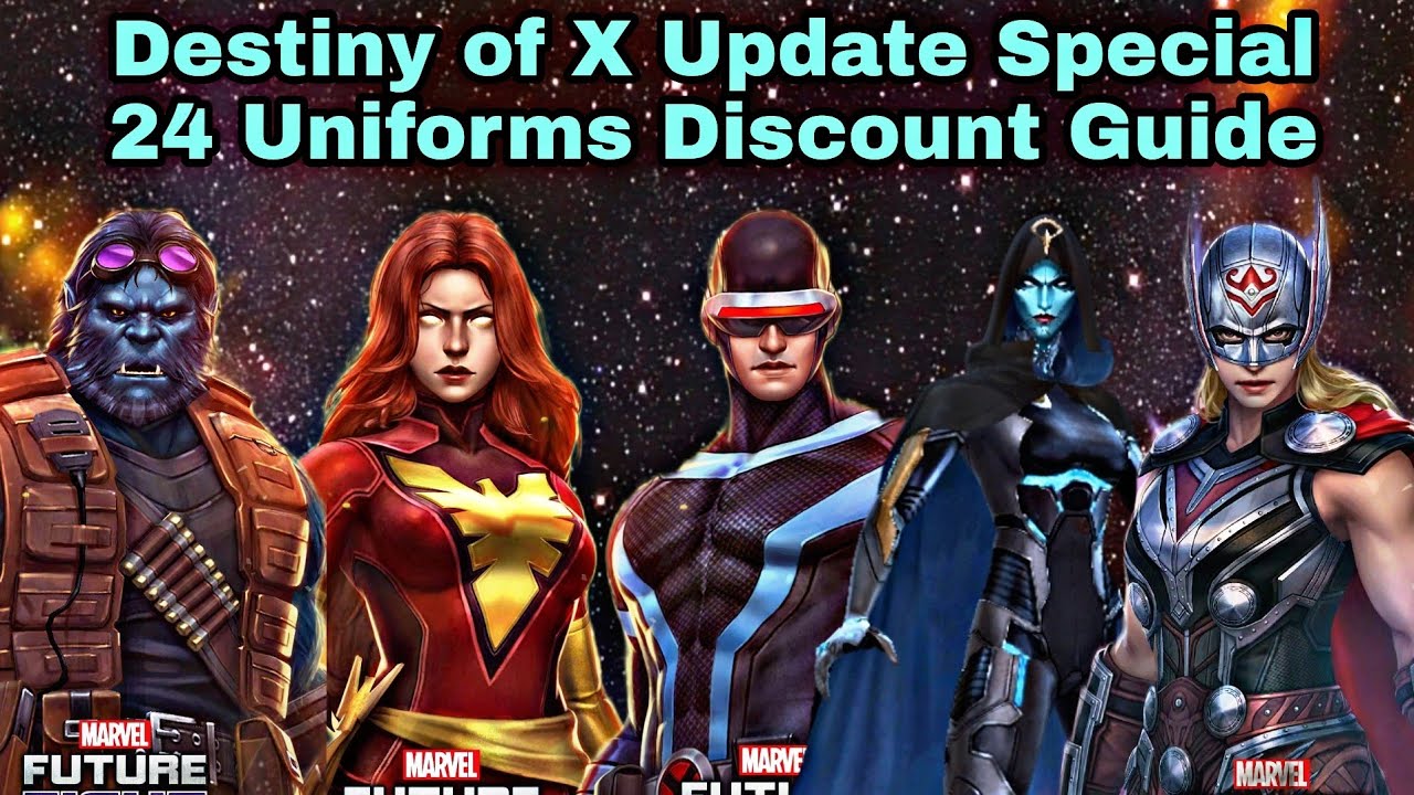 Destiny of X Update Special 24 Uniforms Discount Guide - Marvel Future ...