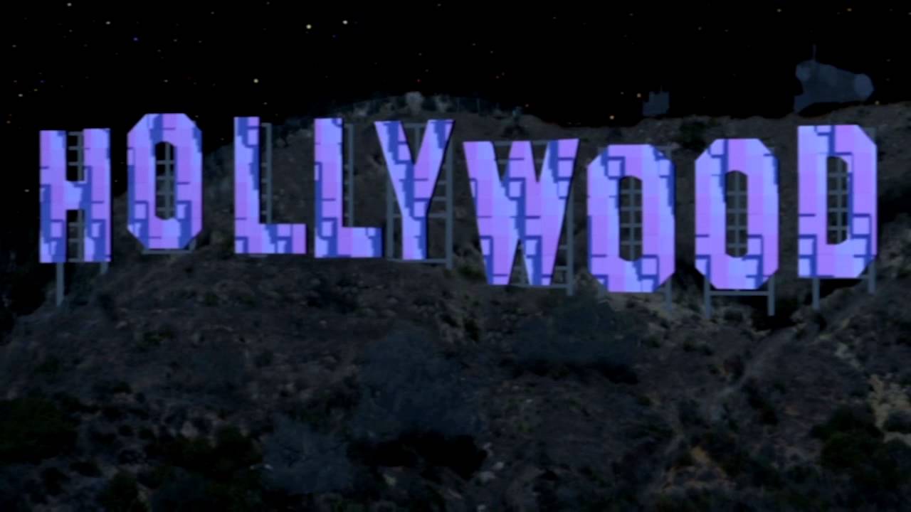 Building Projection HD - Hollywood-Sign - YouTube