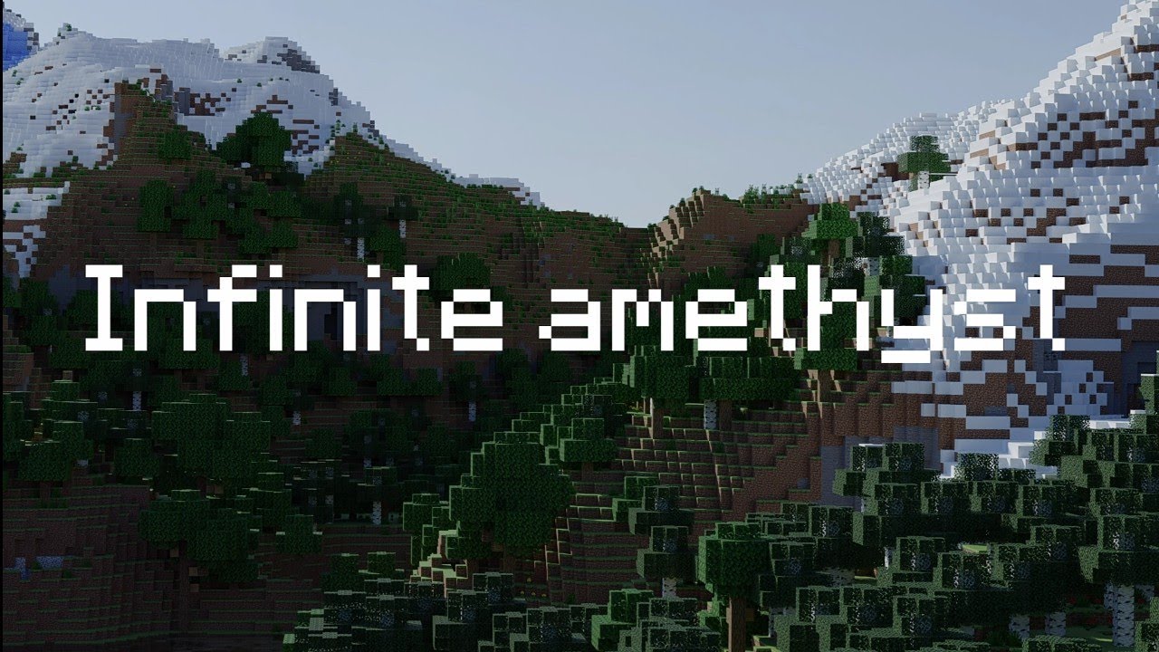 "Infinite amethyst" - Minecraft 1.18 New Music! - YouTube