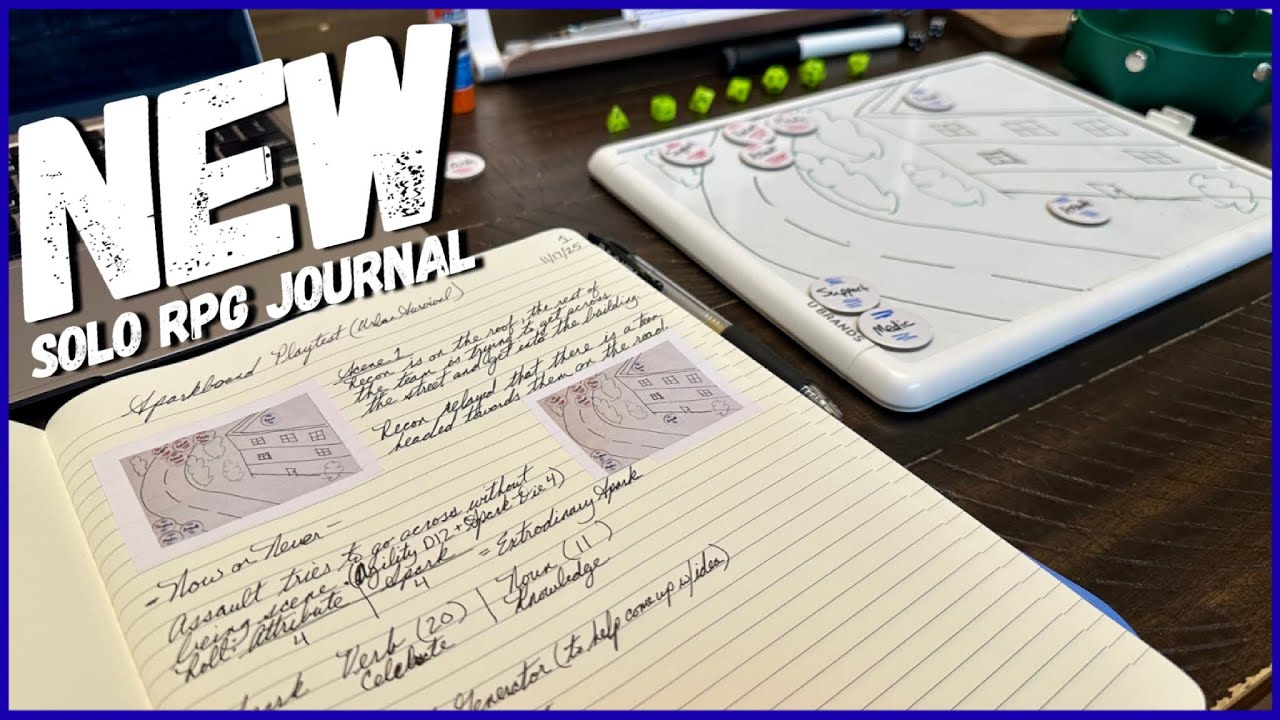 Showing Off My Solo RPG Journal (Sparkbound RPG) - YouTube