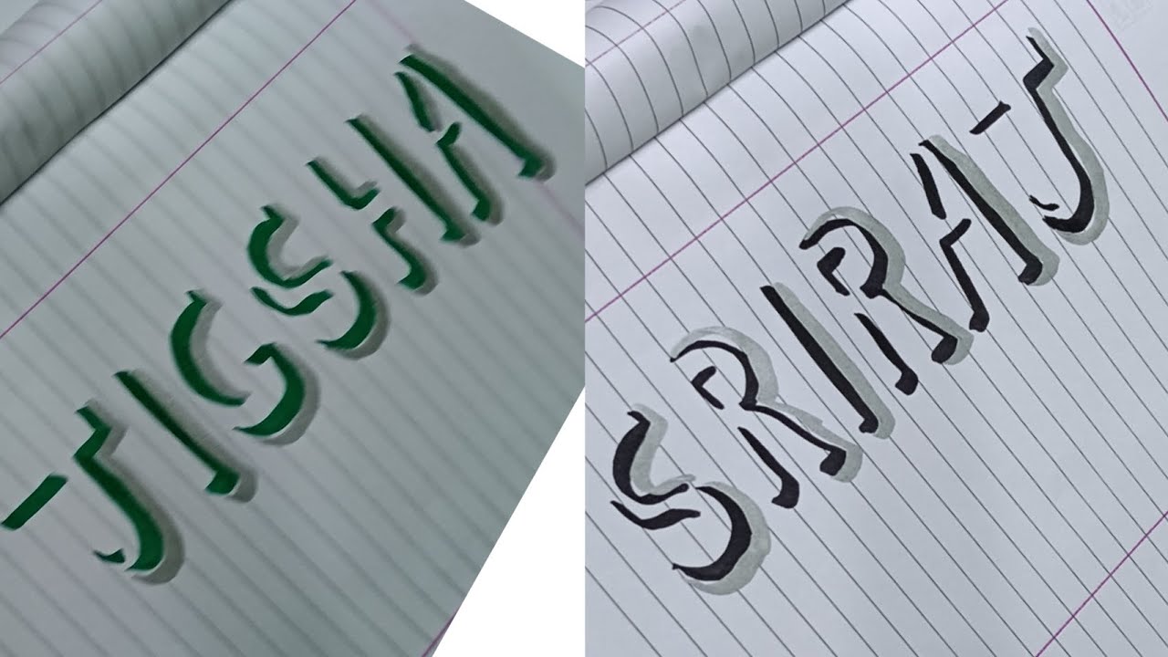 easy calligraphy art 🎨 - YouTube