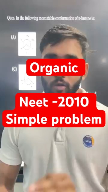 Best 😍 ORGANIC problem for NEET 2025 🔥 - YouTube