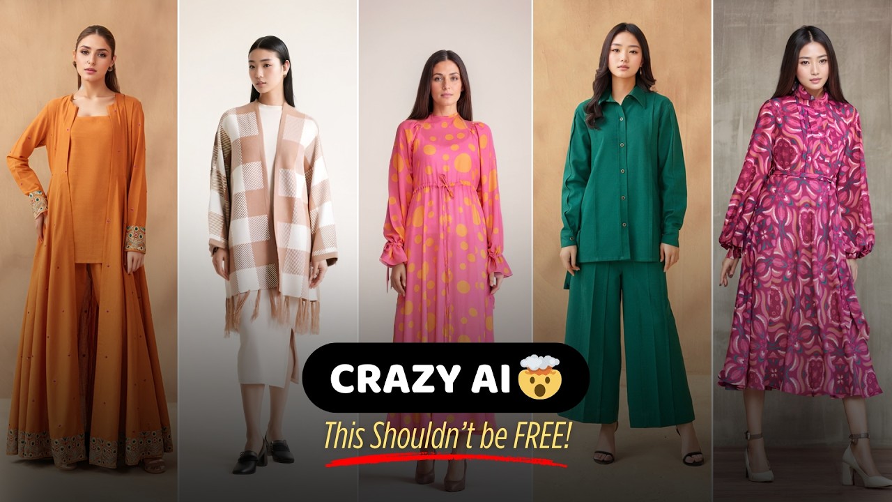 Create Your Own AI Model for Clothing Brand in MINUTES (FREE) - YouTube