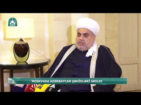Moskvada Azərbaycan şəhidləri anıldı (114 Xəbər)