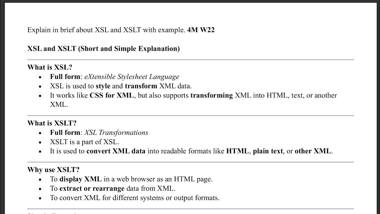 7.5 - XSL & XSLT - WP - YouTube