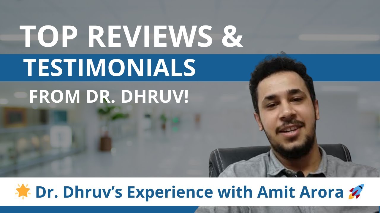@digitalamitarora - 🌟 Dr. Dhruv’s Experience with Amit Arora | Top ...
