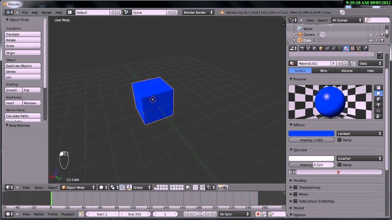 blender para principiantes parte(4) materiales - YouTube