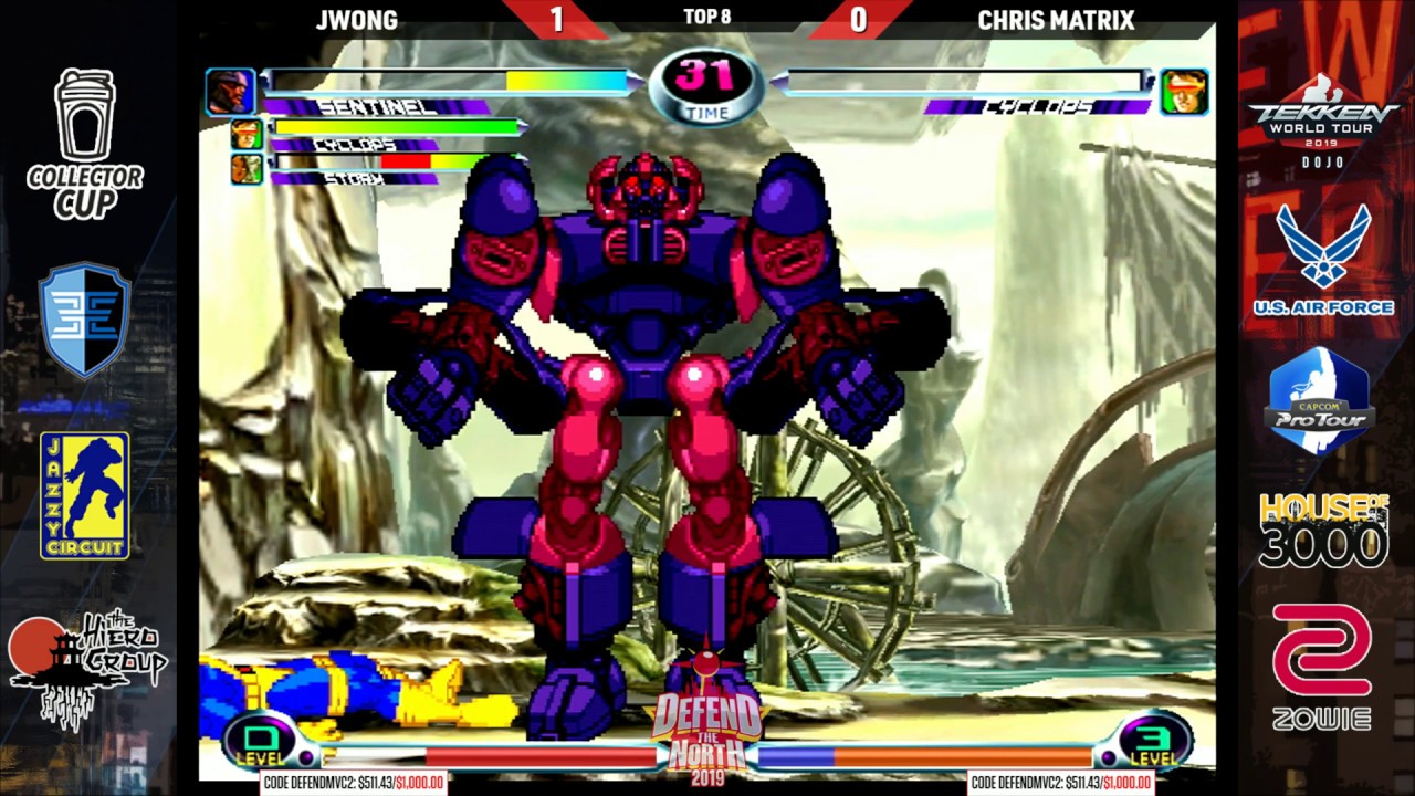 Marvel vs. Capcom 2 - Justin Wong vs. Chris Matrix [TOP 8] @ Defend the ...