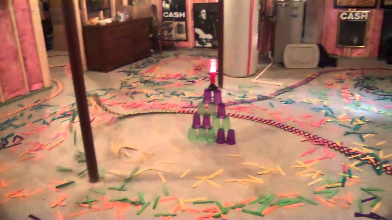 ALMOST world record stick bomb 6,000 sticks exactly! - YouTube