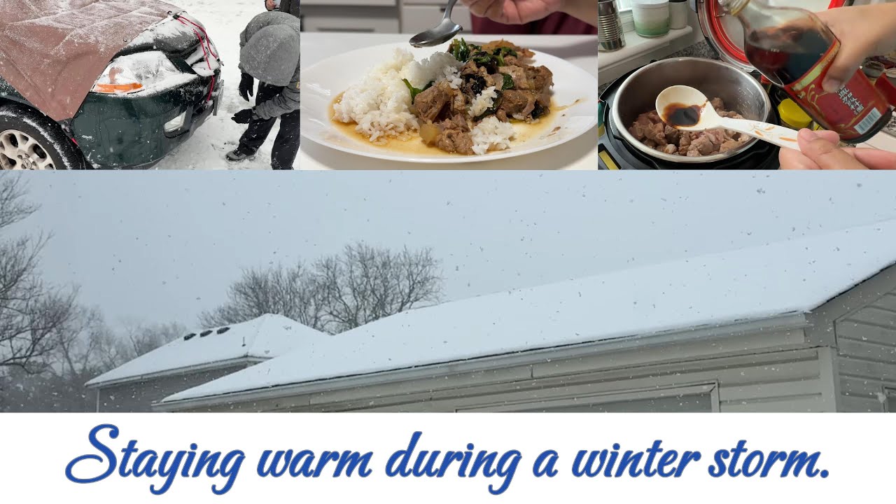 Staying Warm During a Winter Snow Storm in Virginia Beach | Cooking ...