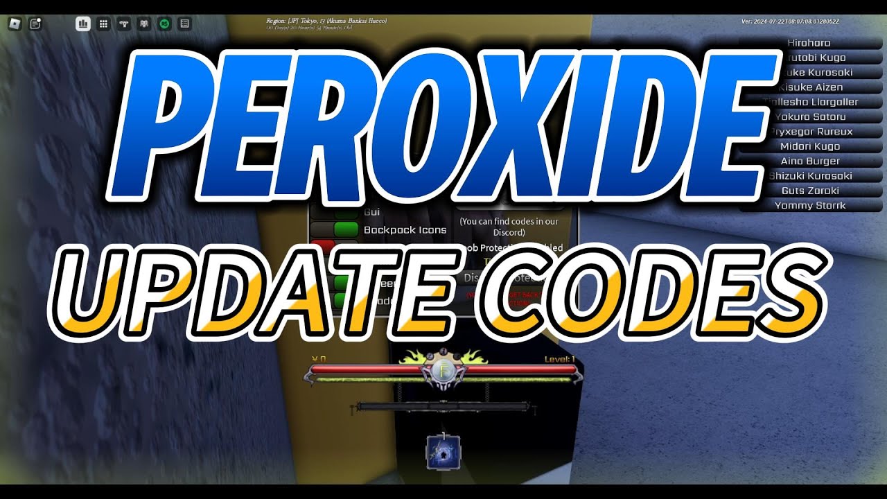 *NEW* Peroxide Update Codes for July 2024 - YouTube