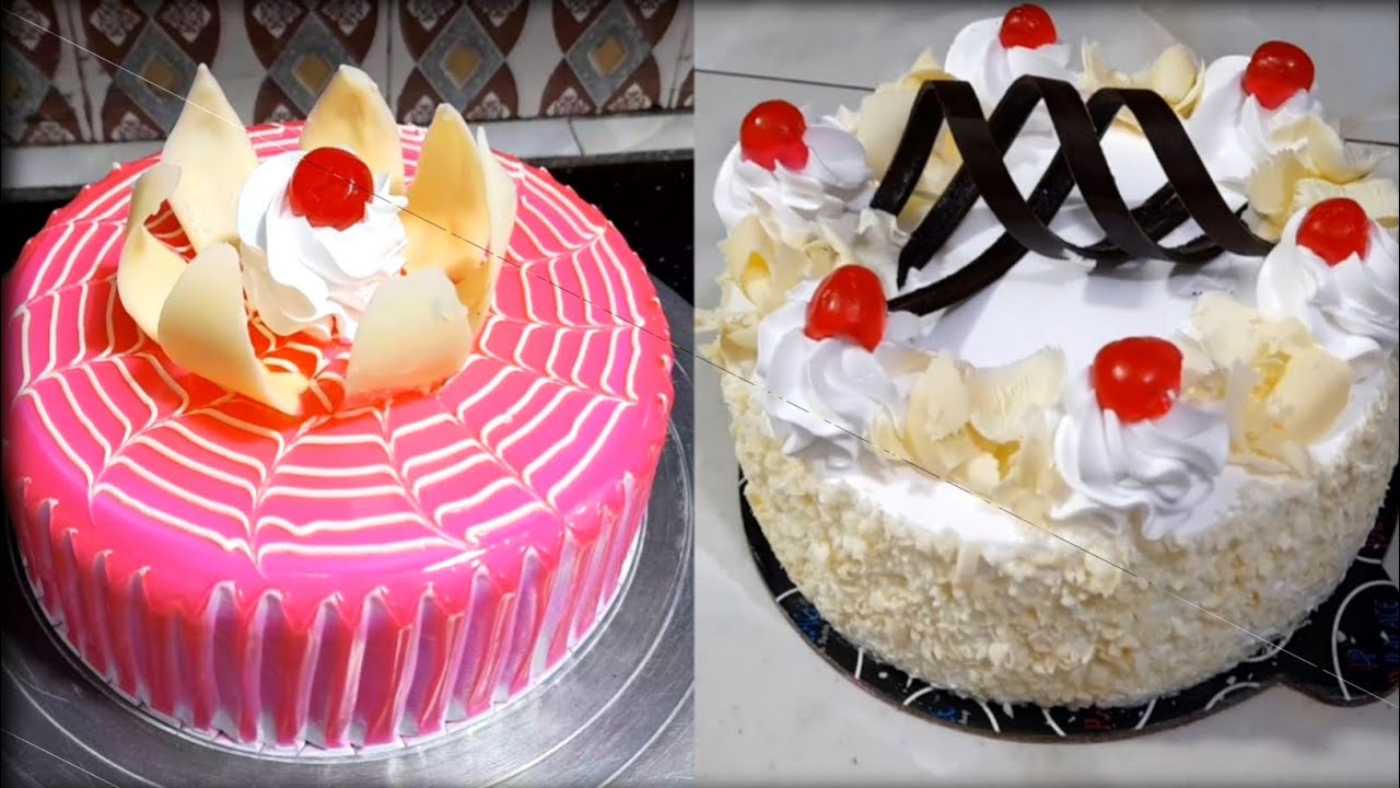 How To Make Cake Decoration _/ Homemad Cake Decoration Tutorial // Cake ...