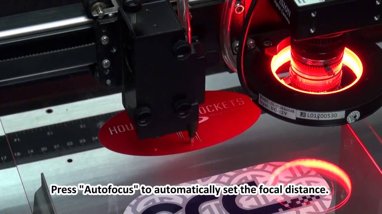 GCC LaserPro---Personalized Clock by Laser Cutting Systems - YouTube
