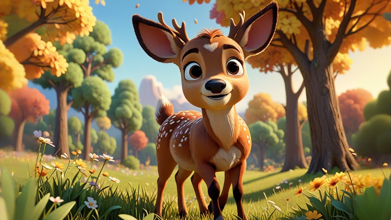 Daisy Deer Dances in the Woods | Fun Animal Song for Kids | Nursery ...