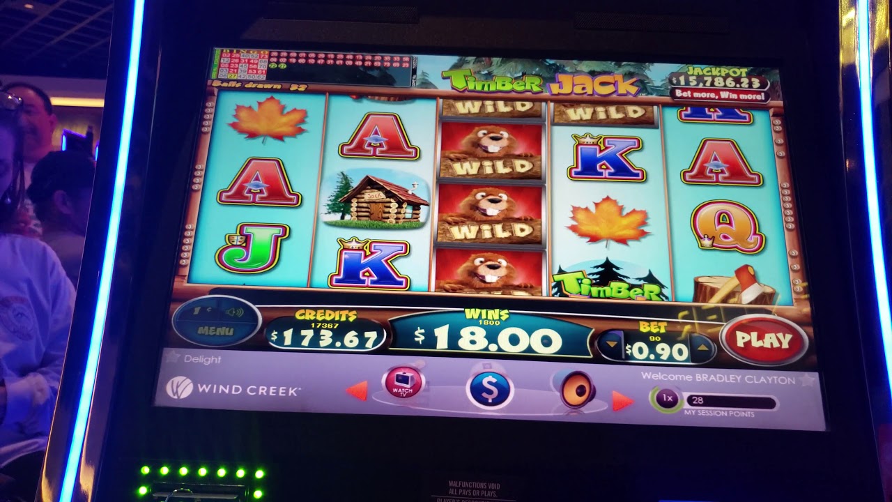Timber Jack Bonus Big Win Slot Machine - Windcreek Wetumpka - One of ...