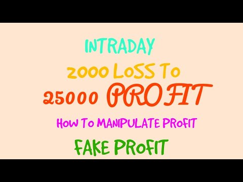 #intraday profit #fake profit #fake screenshot #how to create - YouTube