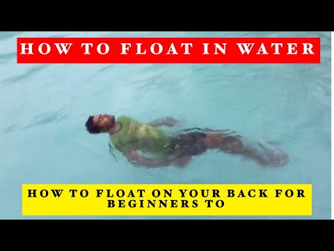 How to float in water || How to float on your back for beginners - YouTube
