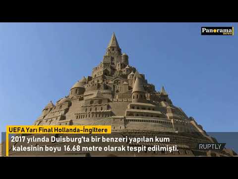 Dünyanın en büyük kum kalesi bu ülkede