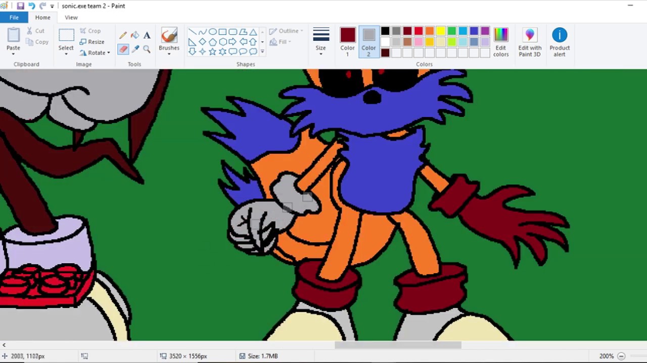 Sonic.exe (speedpaint) - YouTube
