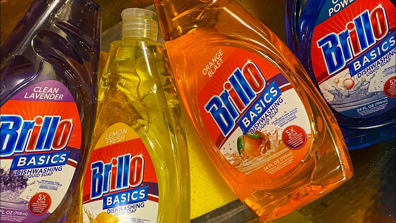 Brillo Dish Soap Mix/NO WATER🚫💧..Lemon 🍋,Orange🍊, Oxy Power, Lavender💜 ...