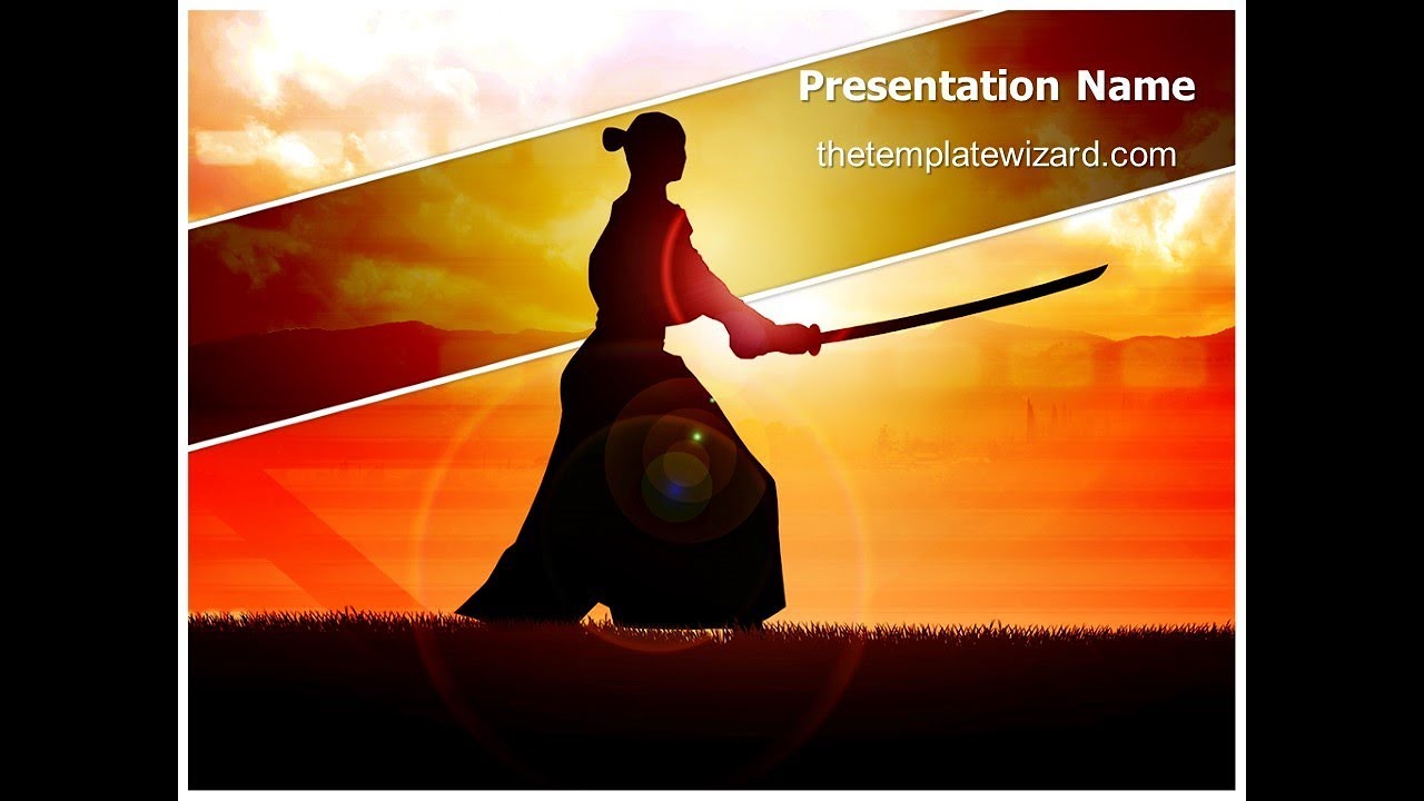 Samurai PowerPoint Presentation Template | thetemplatewizard.com - YouTube