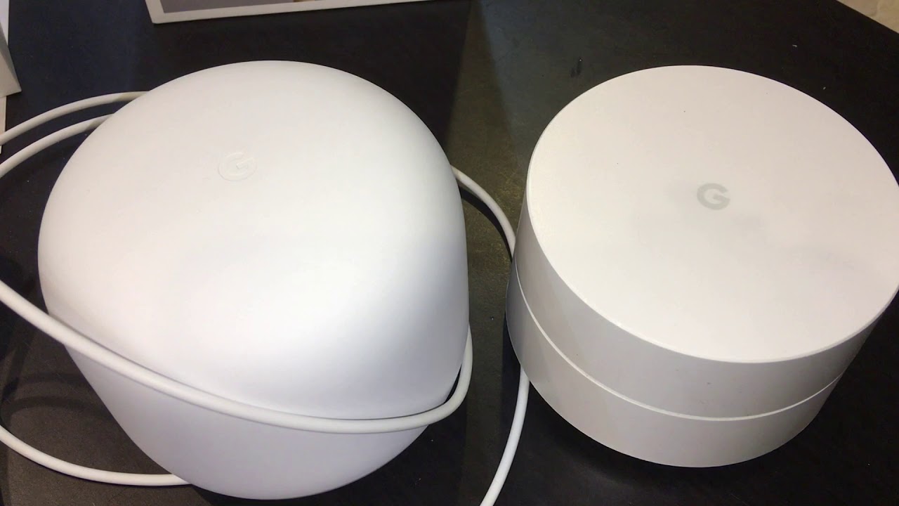 GooGle Nest AC2200 Wifi router Snow GA00595-US 6382499 (12-2019) - YouTube
