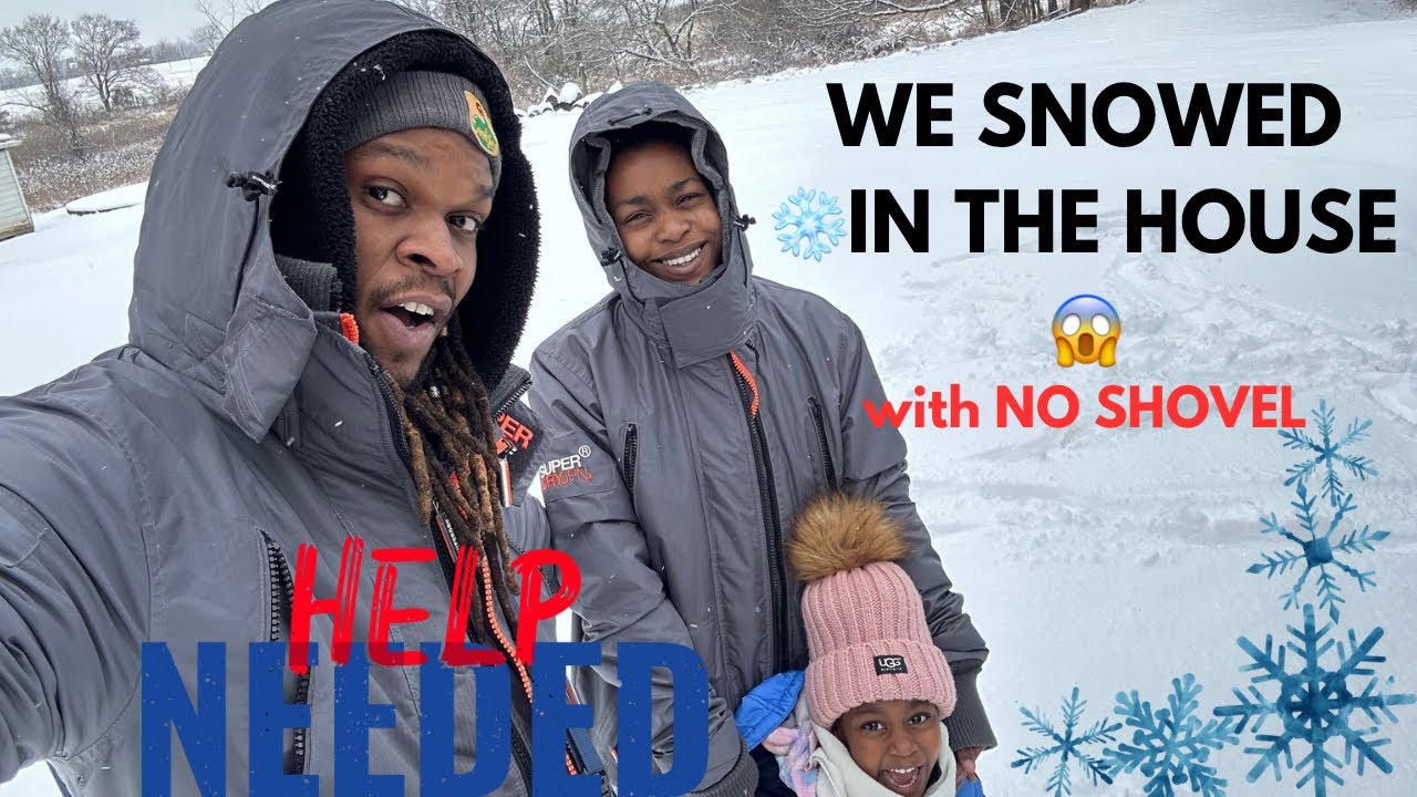 Snowed ️ In & No Shovel!😩 Walking to the Store with My Family to Get ...